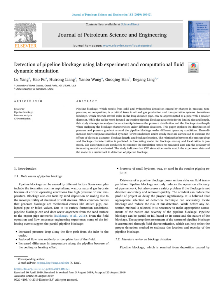 23.detection of Pipeline Blockage Using Lab Experiment and ...