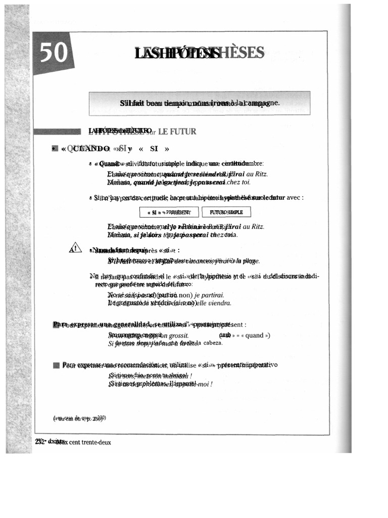 Hipótesis sobre el Futuro en Español | PDF