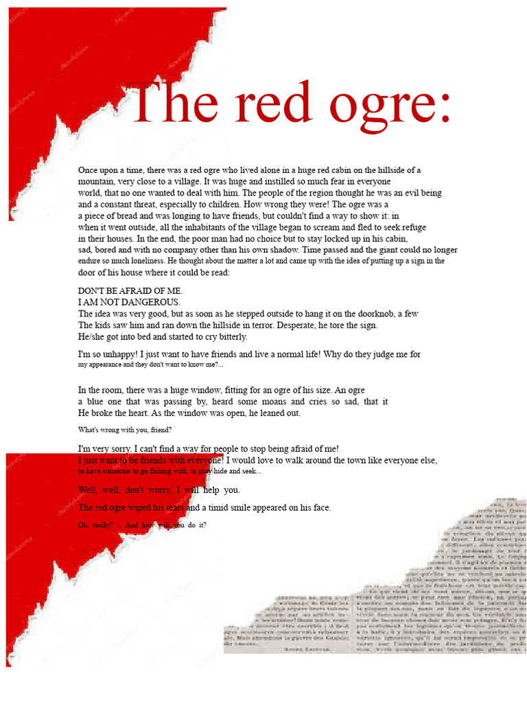 The Red Ogre by Silvia Ibañez | PDF
