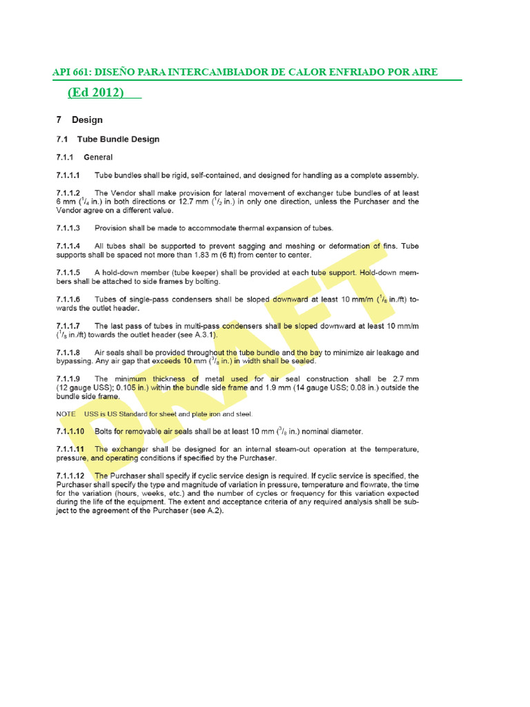 API 661 Edición 2012 | PDF