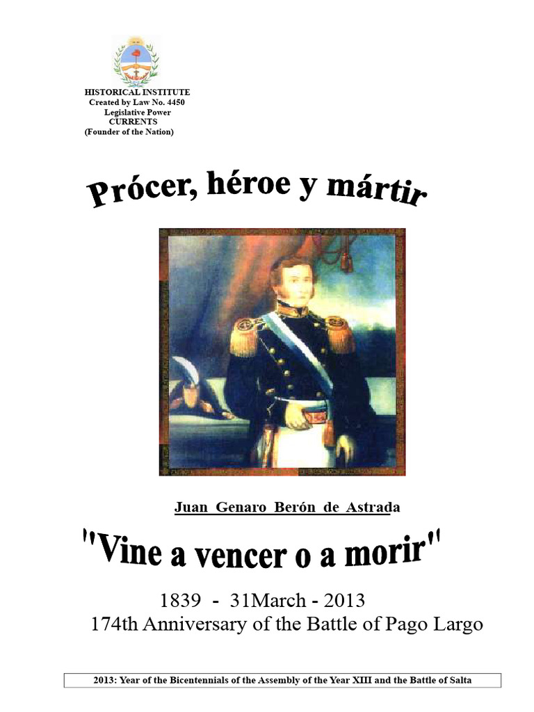 Beron de Astrada and Pago Largo | PDF