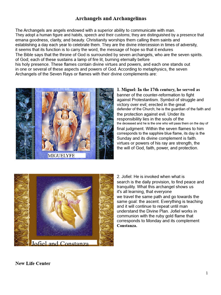 Understanding the Seven Archangels | PDF | Archangel | Spirituality