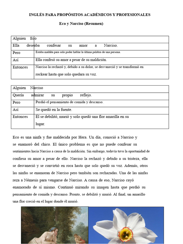 Resumen de Eco y Narciso | PDF