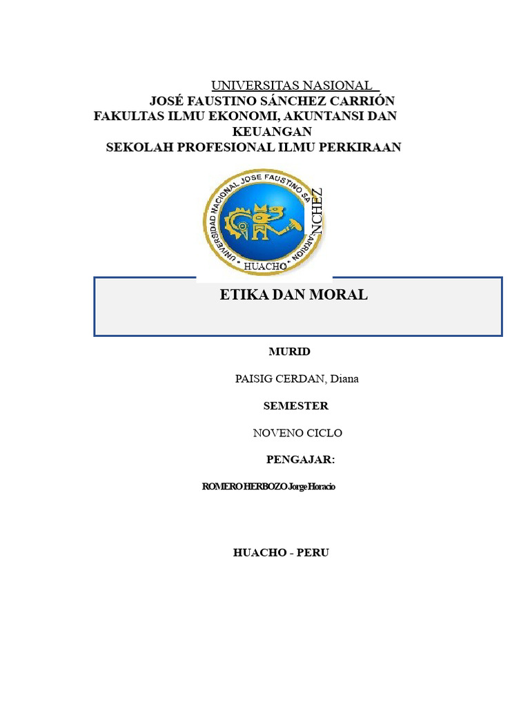 Etika dan Moral: Definisi dan Pentingnya | PDF