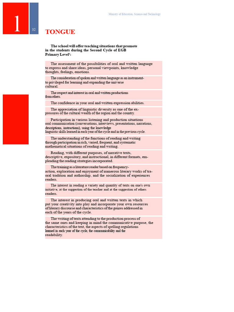 Language - Foundation - NAP 2nd Cycle EGB | PDF | Adjective | Verb