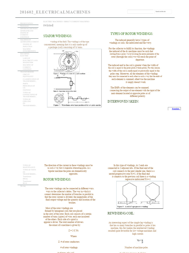 Types of Windings in Electric Machines | PDF | Magnetism | Electrical ...