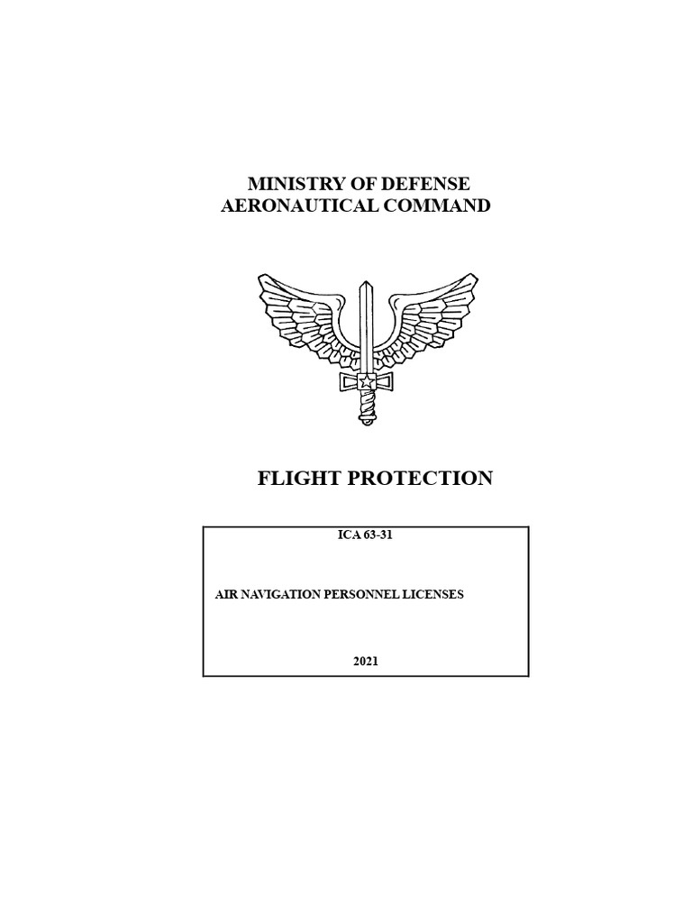 Ica 63-31 Air Navigation Personnel Licenses 01112021 | PDF | Air ...