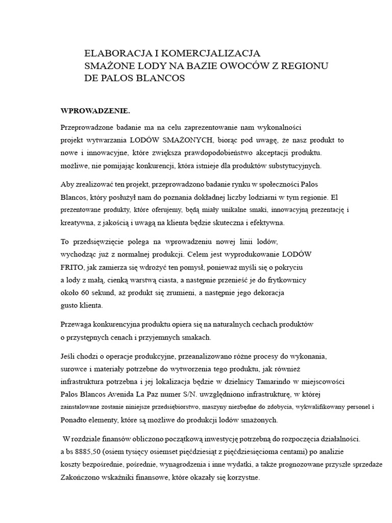 Smażone Lody (Pep) | PDF