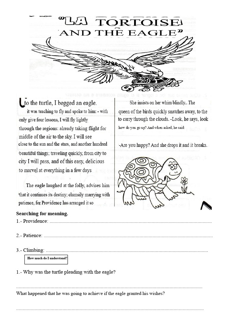 4.-The Turtle and The Eagle. | PDF