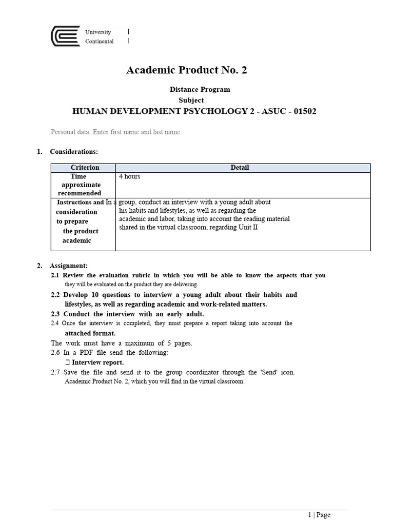 PA 2 Human Development Psychology 2 | PDF | Psychology | Theory