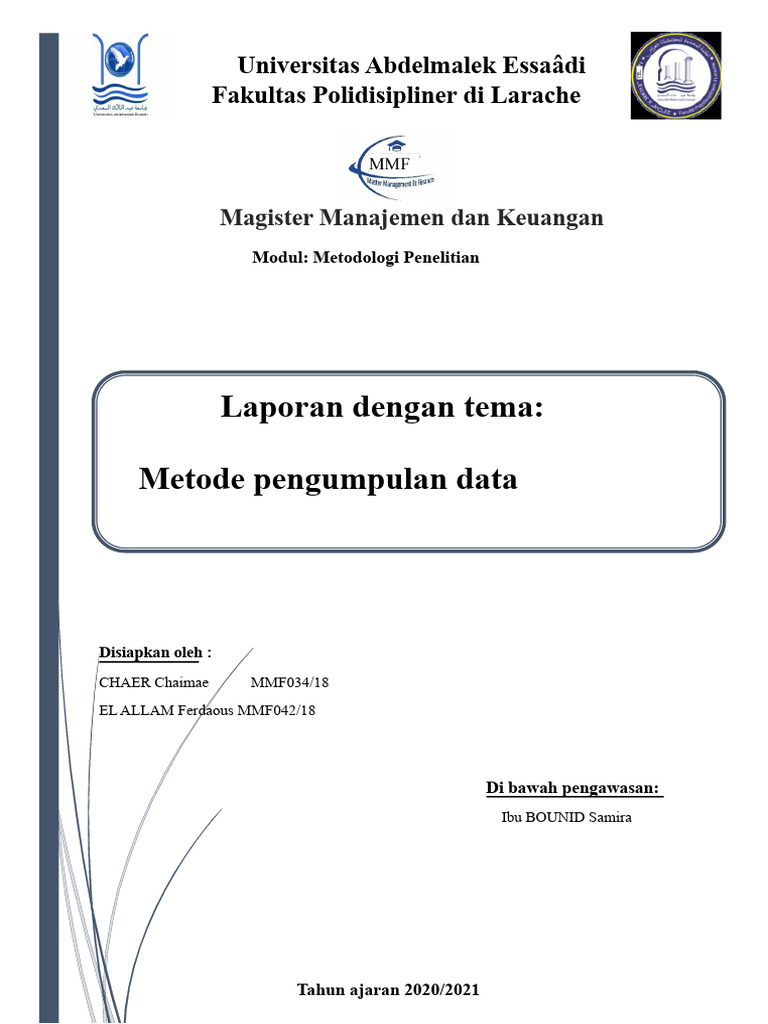 Metode Pengumpulan Data Penelitian | PDF