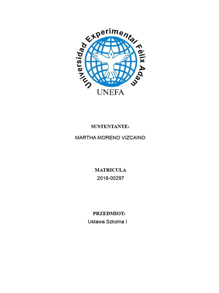 Legislacja Szkolna I (Zadanie IV) | PDF