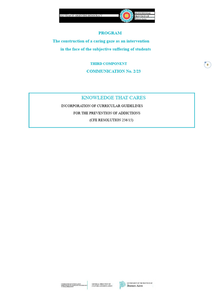JOINT COMMUNICATION No. 2 - 2023 (Third Component) | PDF | Substance ...