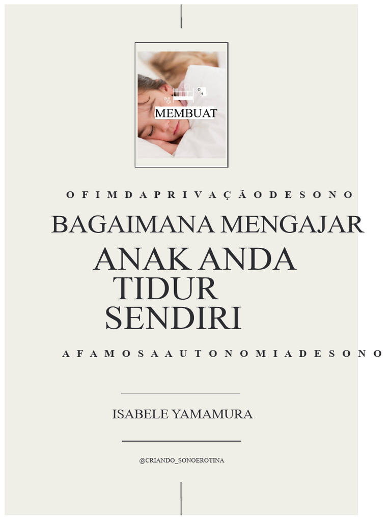 Mengajarkan Anak Tidur Sendiri | PDF