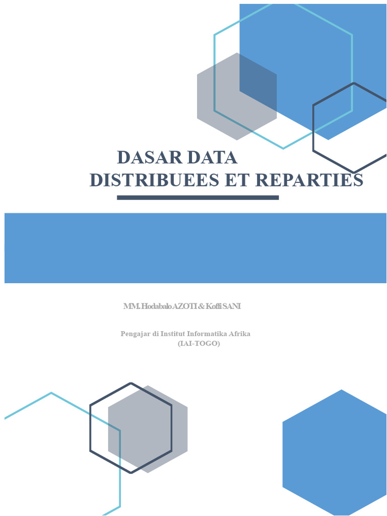 Kursus Basis Data Terdistribusi | PDF
