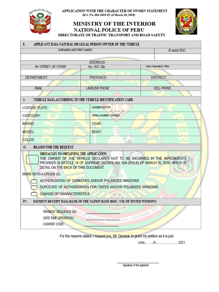 2 Unique Application Format Format 7 Application For Tinted Windows ...