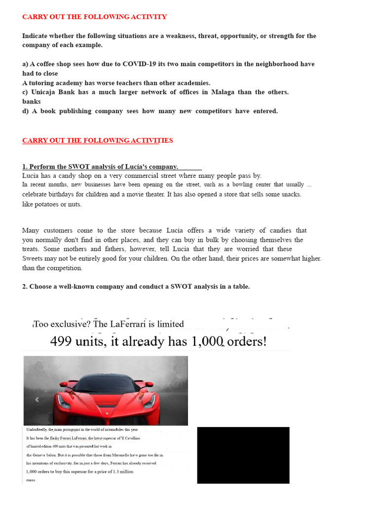 ACTIVITIES UNIT 1 AND 2.docx | PDF | Corporate Social Responsibility ...