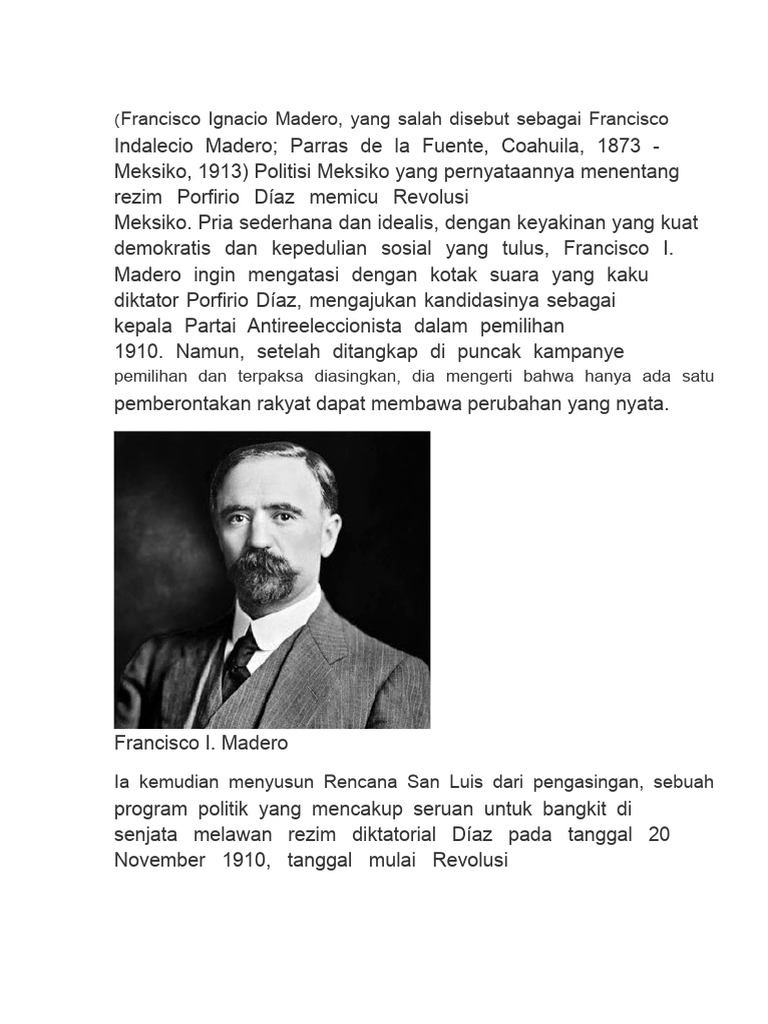 Francisco I Madero | PDF