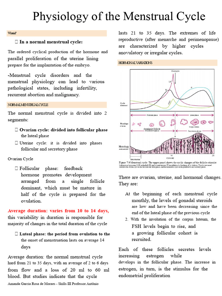 Luteal Phase and Ovarian Cycle Insights | PDF | Menstrual Cycle ...