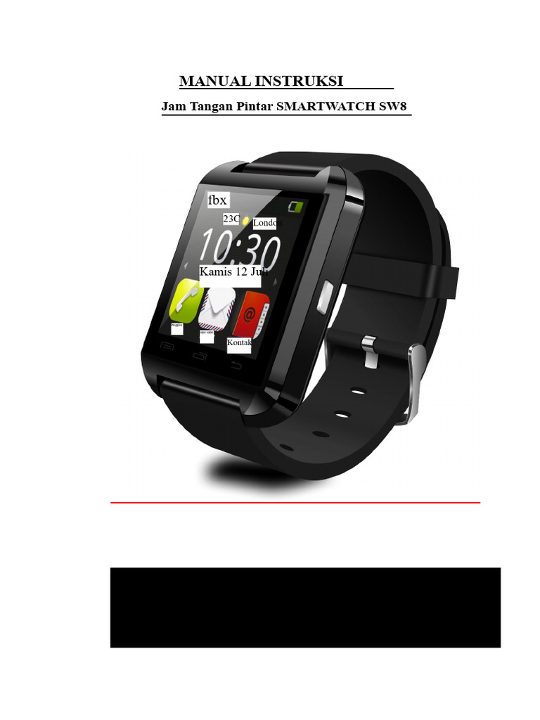 Manual Smart Wachs W 8 | PDF