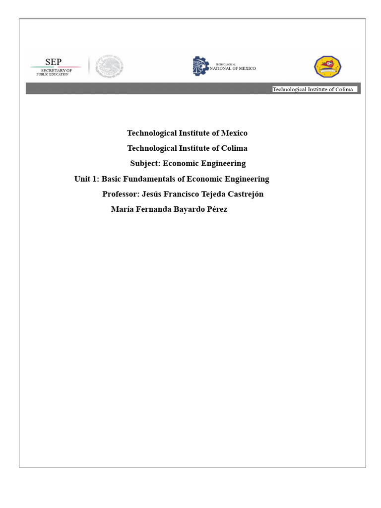 BASIC PRINCIPLES OF ECONOMIC ENGINEERING | PDF | Interest | Present Value