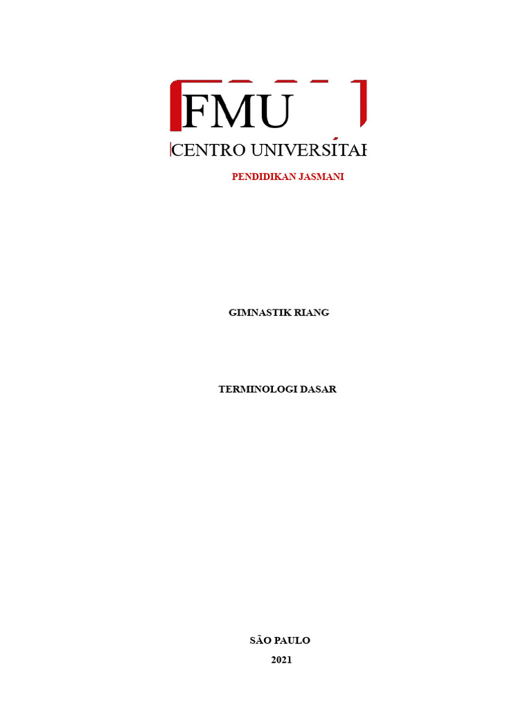 Terminologi Dasar Senam | PDF