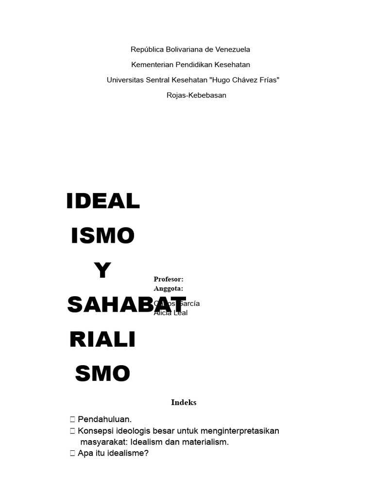 Idealisme | PDF