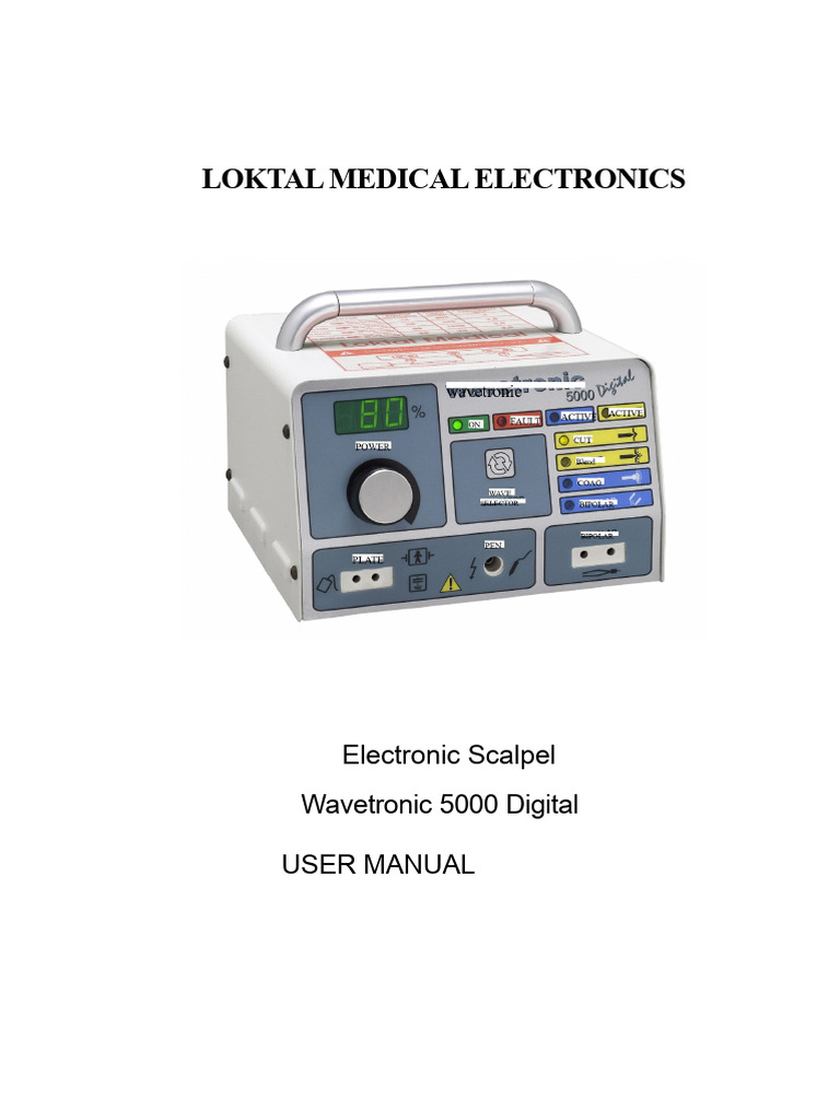 Wavetronic 5000 Digital User Manual | PDF | Electricity
