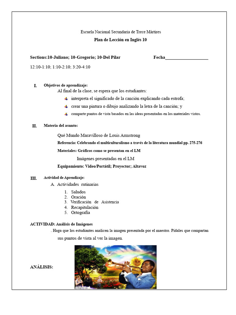 Trimestre 3 Lección 1 Qué Mundo Maravilloso LP | PDF