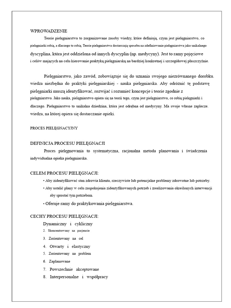 Teorie, Modele W Obg | PDF