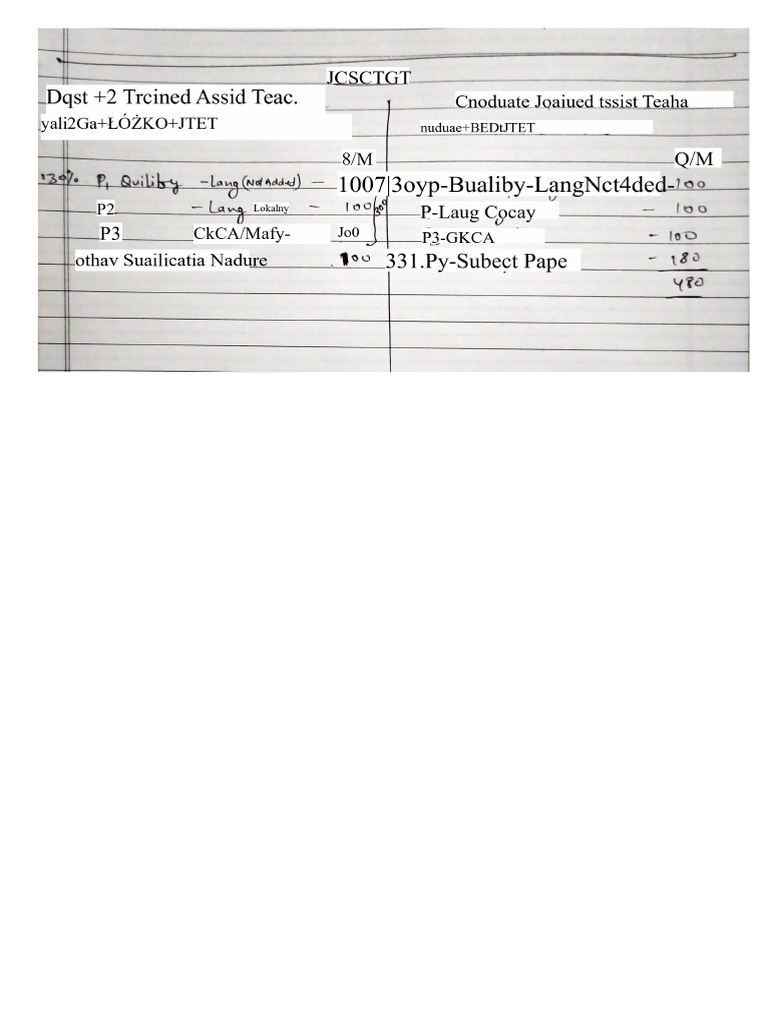 Program Nauczania JSSC TGT | PDF