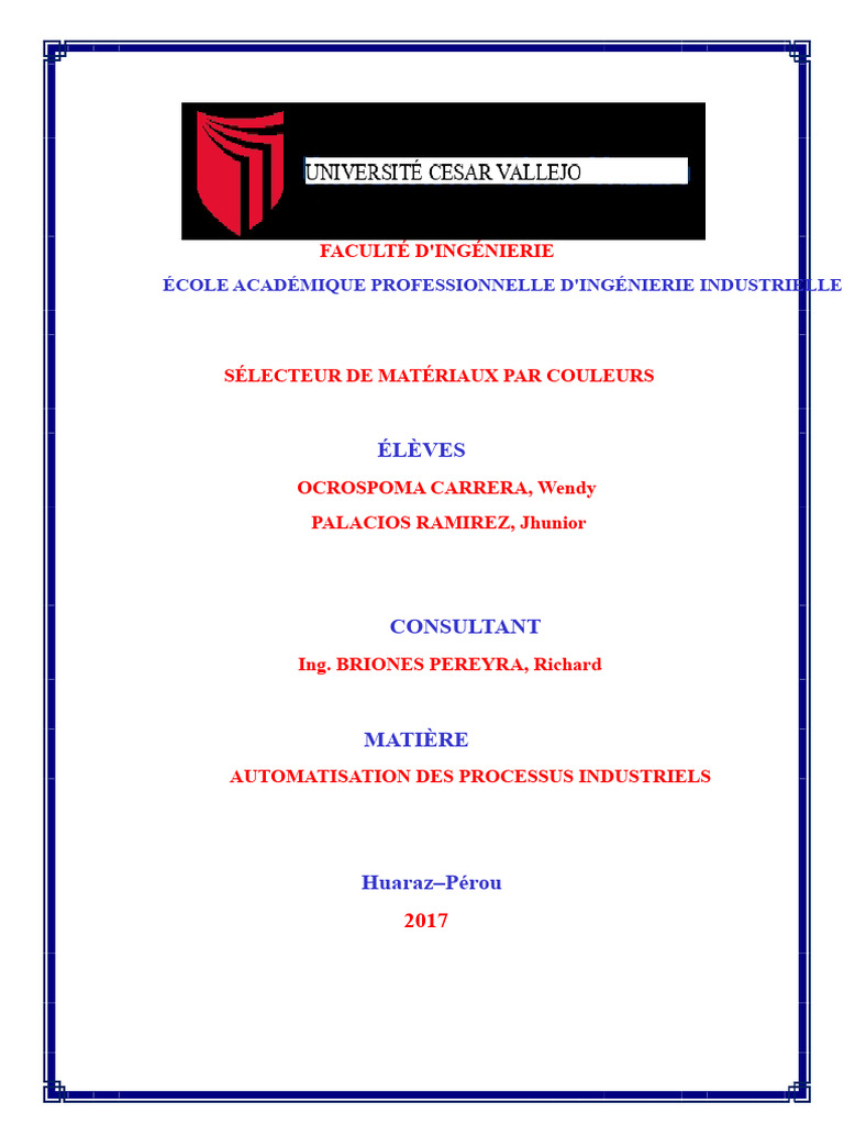 Projet D'automatisation | PDF | Arduino | Microcontrôleur