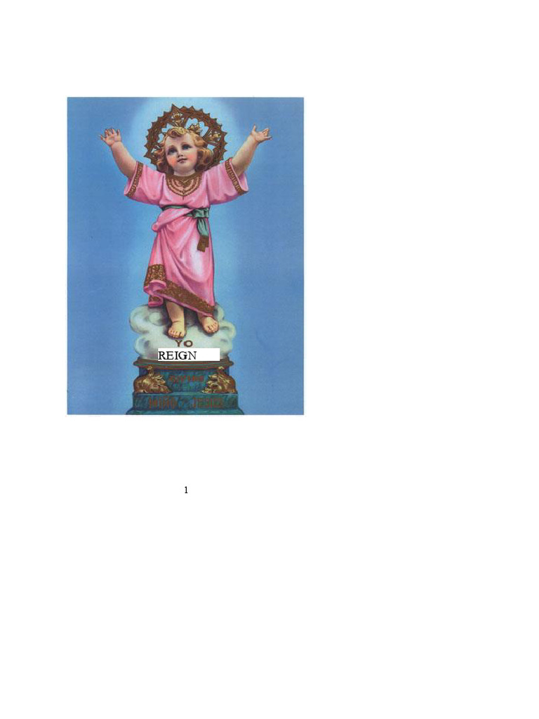 Divine Child Jesus Devotion Guide | PDF | Jesus | Mary, Mother Of Jesus