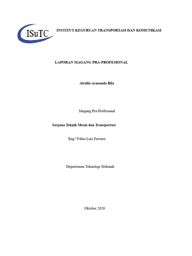 Laporan Magang | PDF