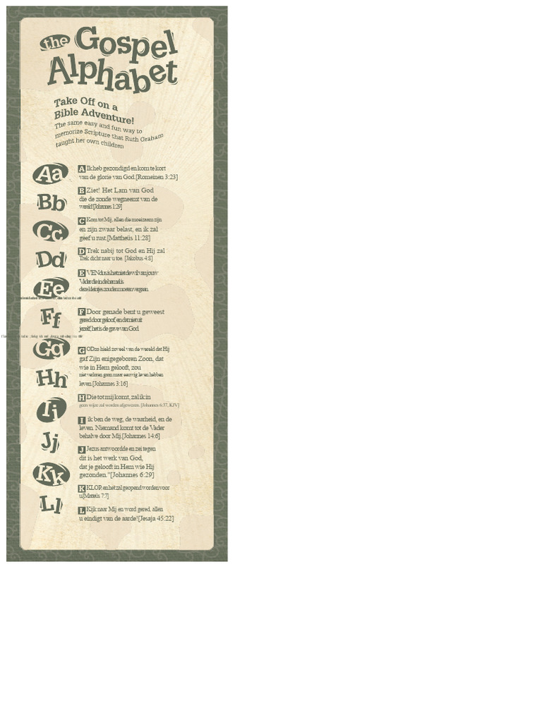 ABC Evangelie | PDF