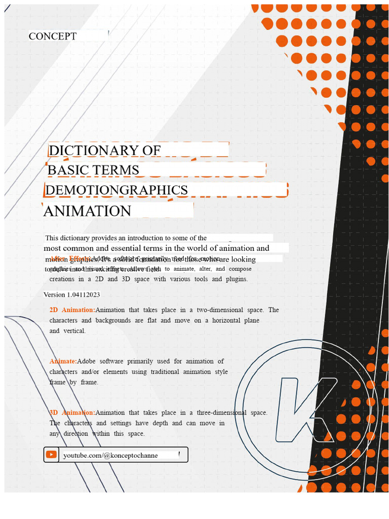Understanding Motion Graphics Terms | PDF | Computer Animation | 3 D ...