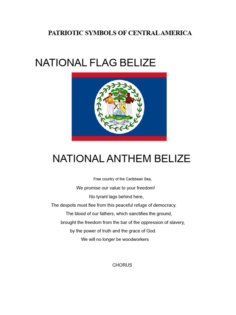 Central American Patriotic Symbols | PDF | Central America