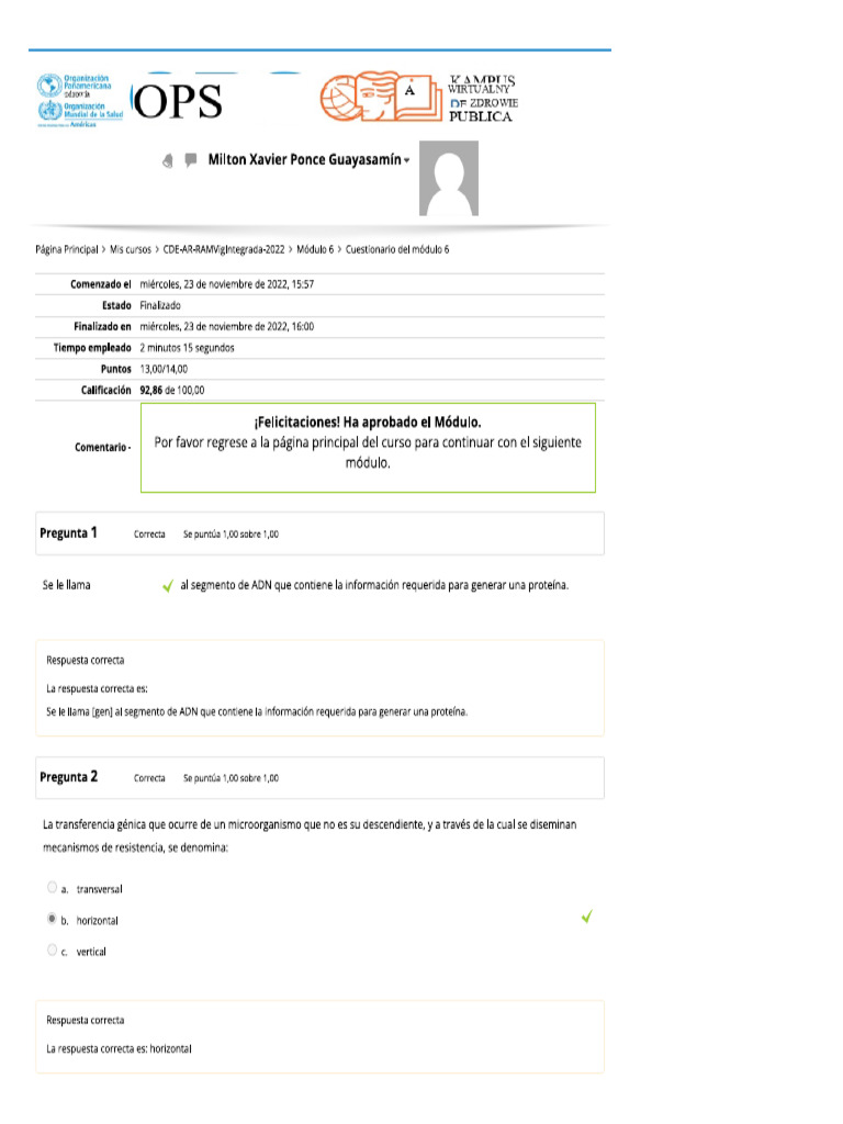 Kwestionariusz Modułu 6 - Przegląd Próby | PDF