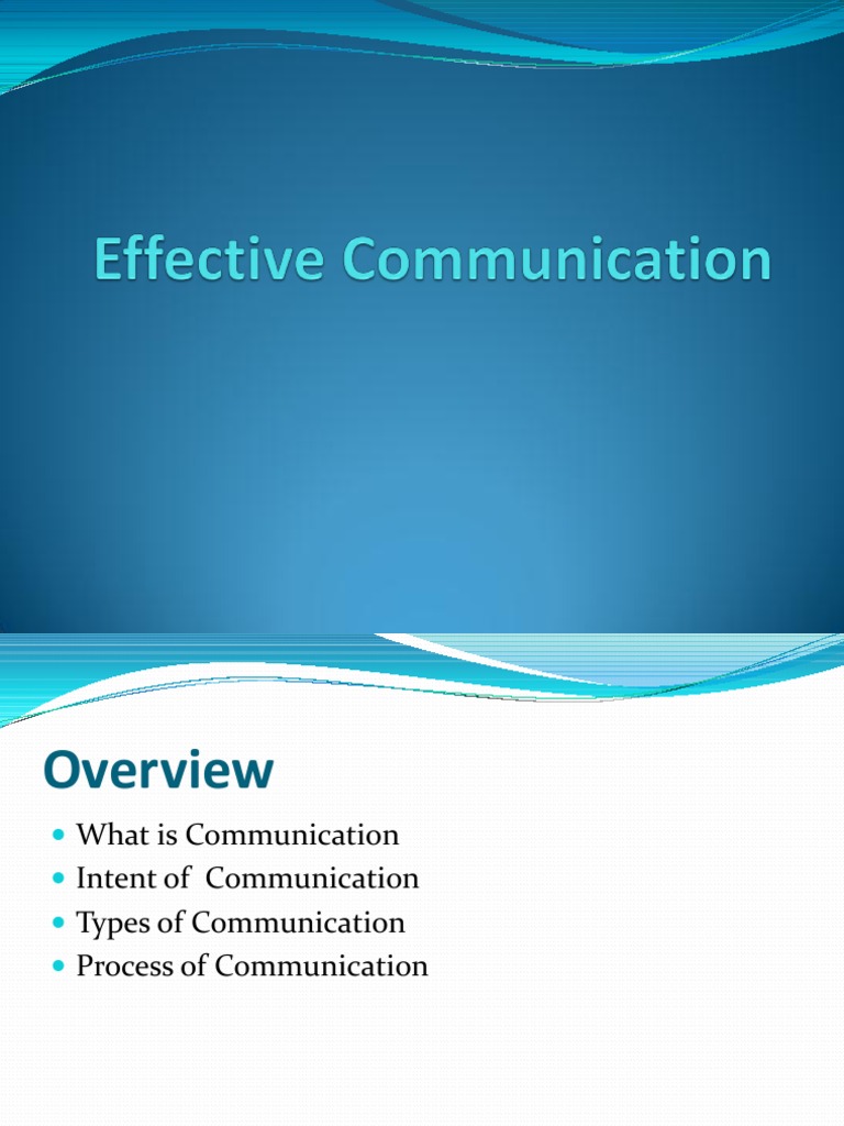 Effective Communication | PDF | Communication | Behavioural Sciences