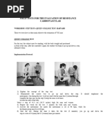Harvard Step Test: Procedure and Scoring | PDF