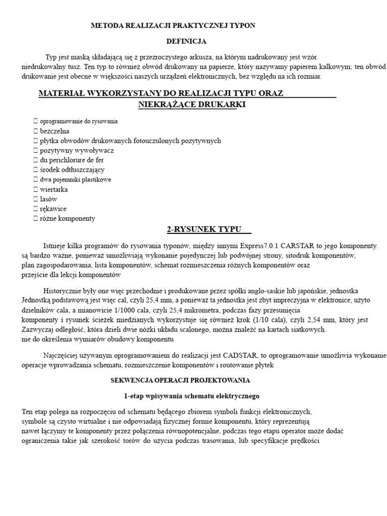 ETAP PRAKTYCZNY TYPON Final | PDF