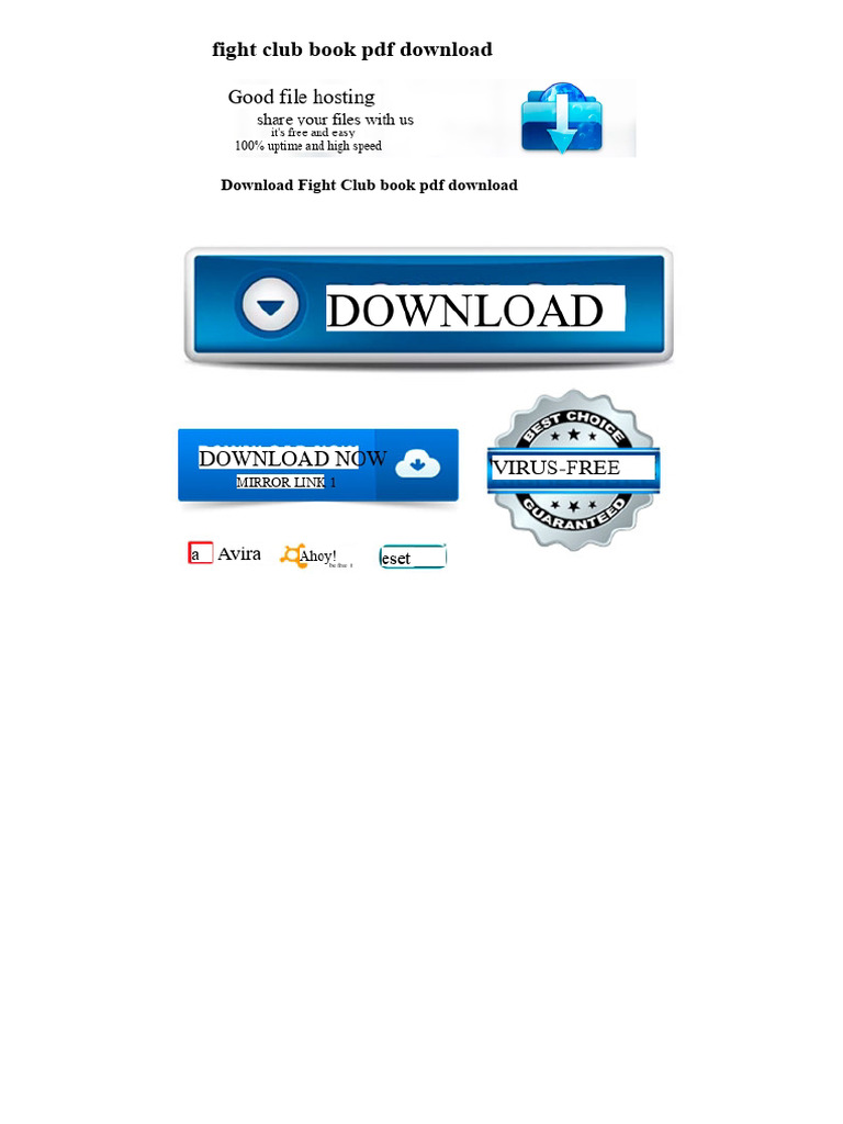 Fight Club PDF Download Guide | PDF