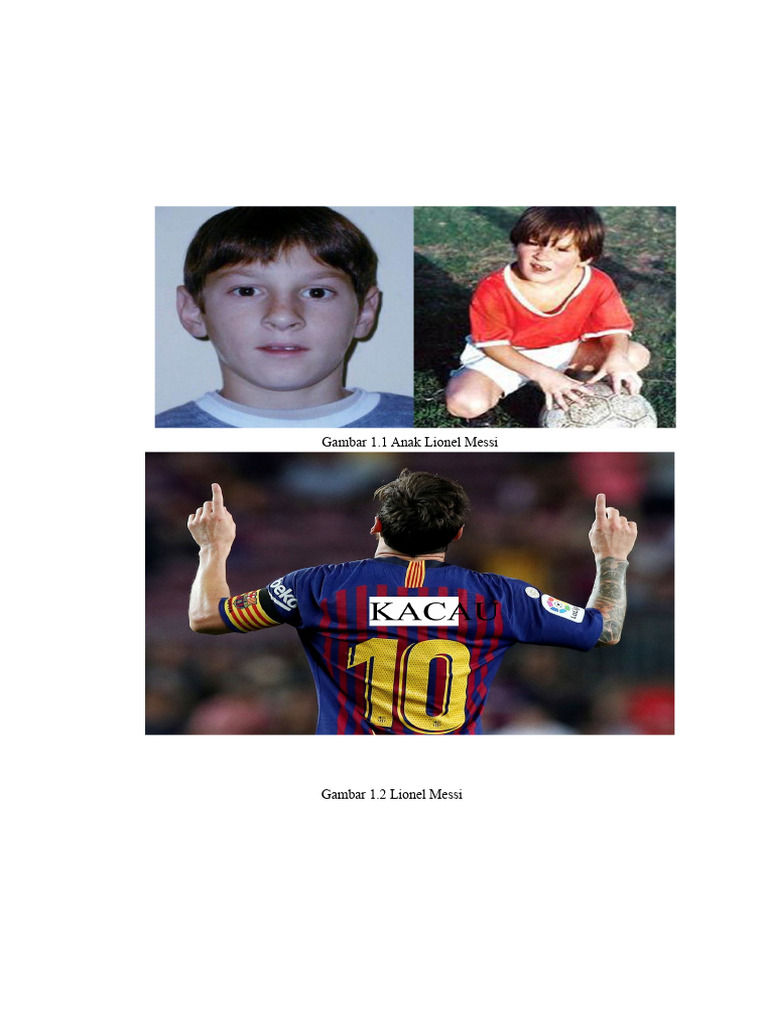 Deskripsi Lionel Messi | PDF