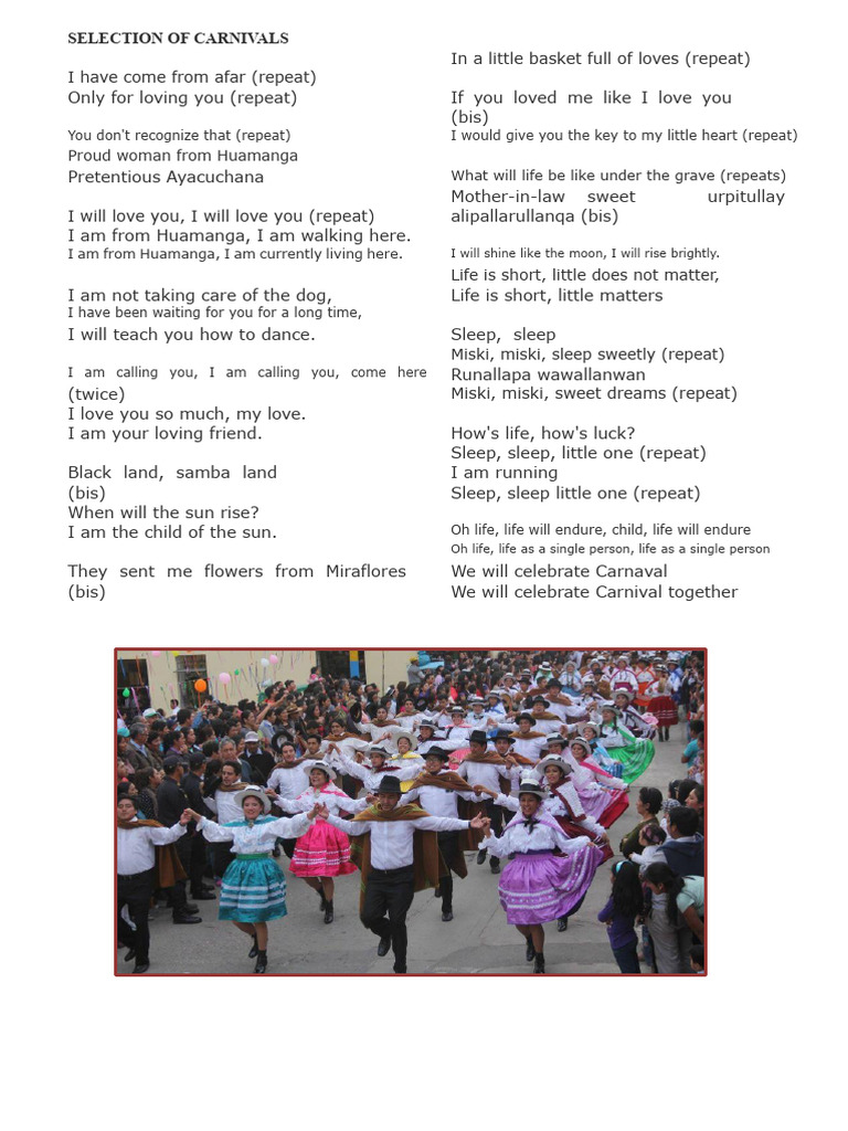 Carnival 1 Ok | PDF