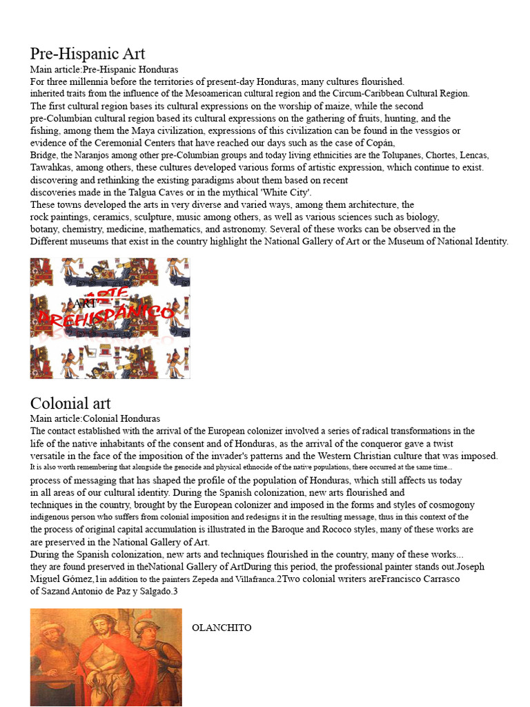 Pre-Columbian Art | PDF | Pre Columbian Era | Mesoamerica