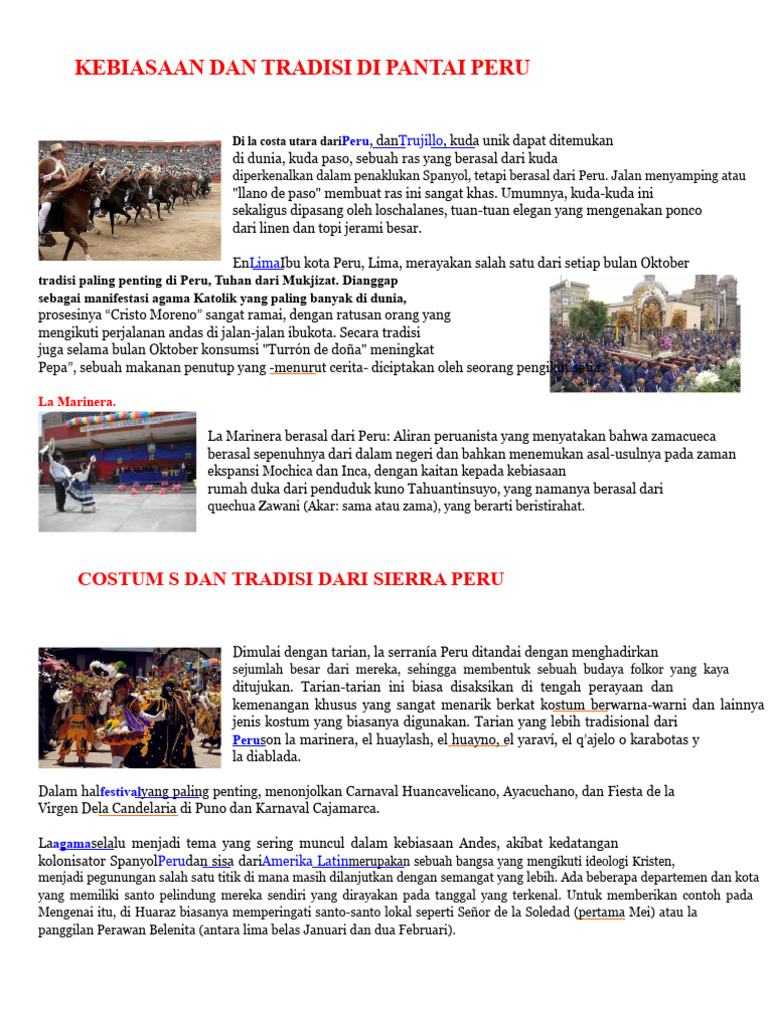Costum Dan Tradisi | PDF