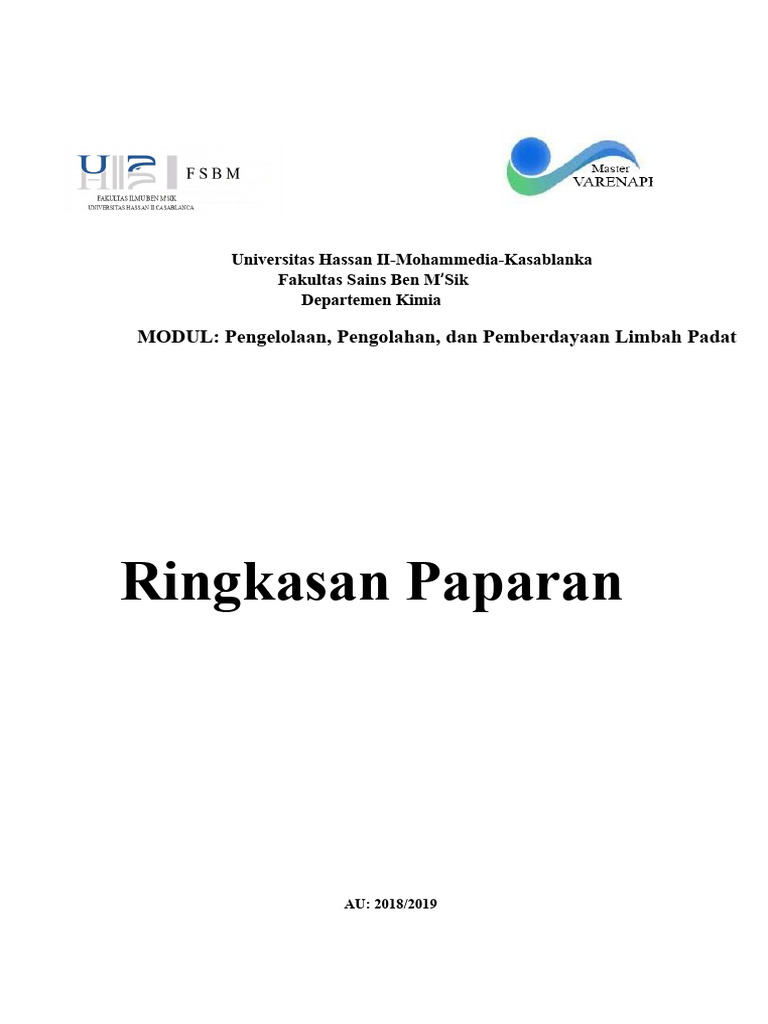 Pengelolaan Limbah Padat dan Komposting | PDF
