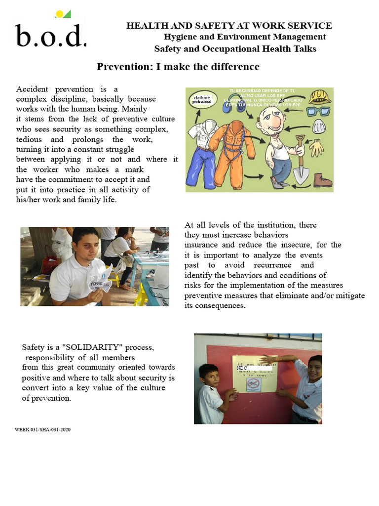 Workplace Safety and Prevention Strategies | PDF