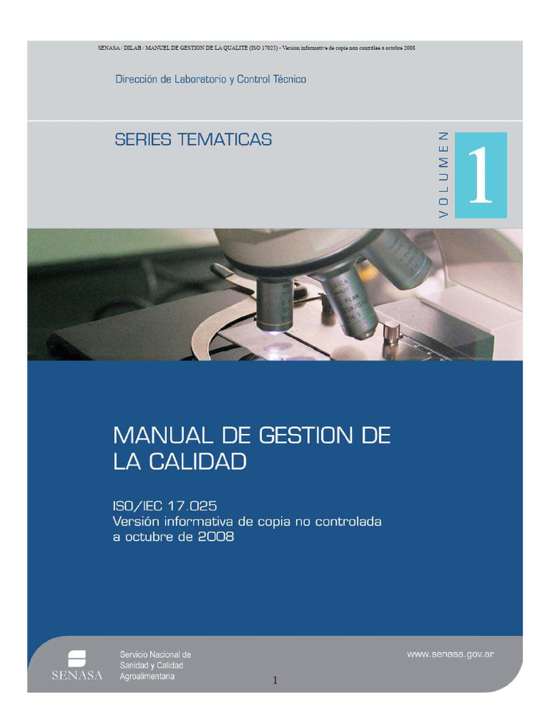 Manuel de Gestion Qualité ISO 17025 | PDF | Management de la qualité ...