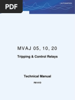 Mvaj 05 10 20 Manual GB | PDF | Relay | Insulator (Electricity)
